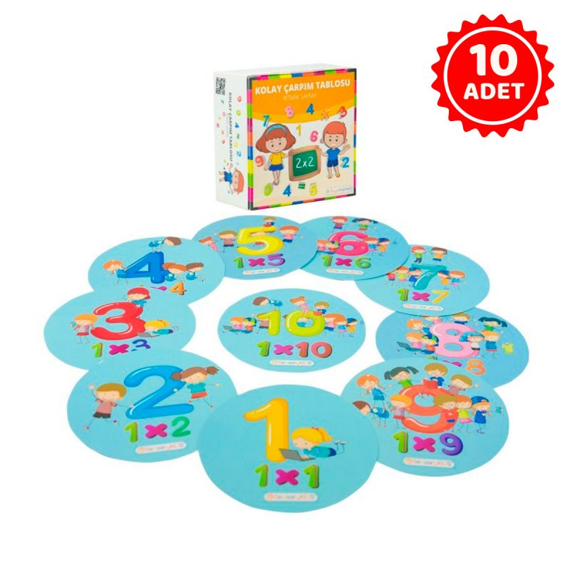 Kolay Çarpım Tablosu - Ritmik Sayma - 10 Adet Fiyatı, Yorumları ...