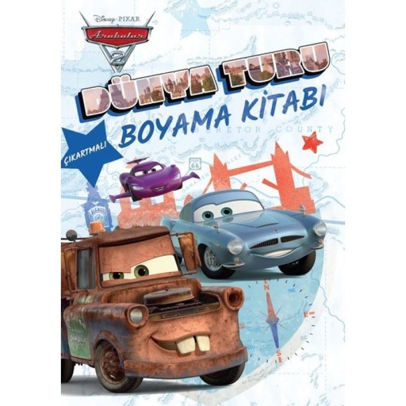 Disney Pixar Arabalar 2 Dünya Turu Boyama Kitabı Fiyatı, Yorumları ...