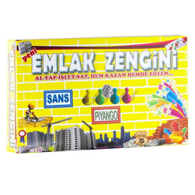 Yılbaşı Kutu Oyunu Emlak Zengini